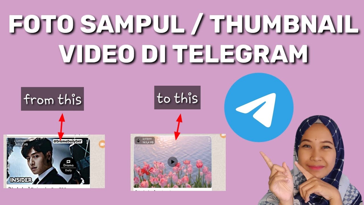 Cara Menambahkan Thumbnail Video di Telegram - YouTube