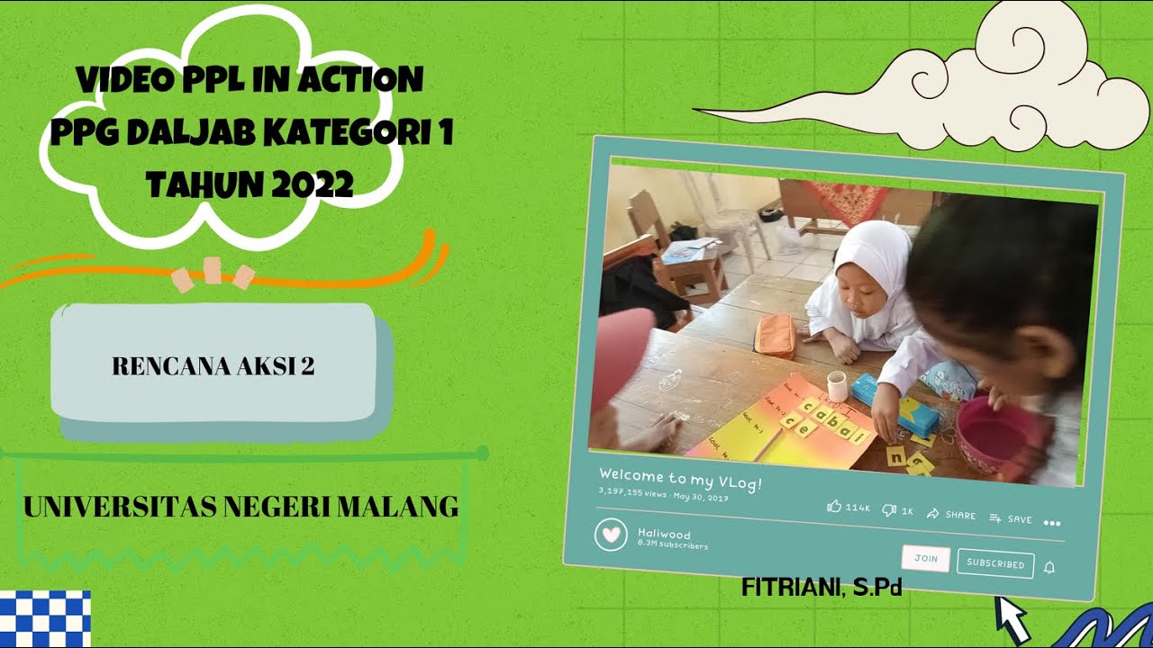 VIDEO PPL #ppg DALJAB AKSI KE 2 PERTEMUAN 2 - YouTube