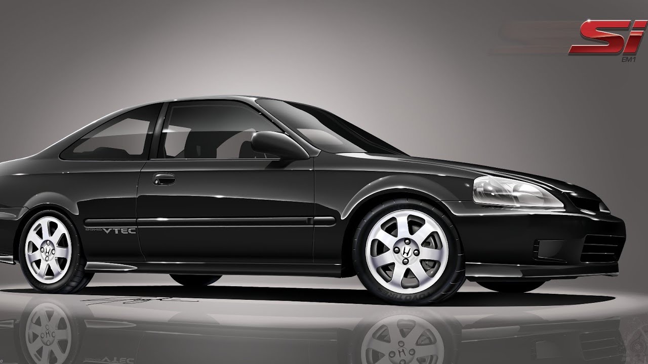 Honda civic EM1 turbo dyno tune - YouTube