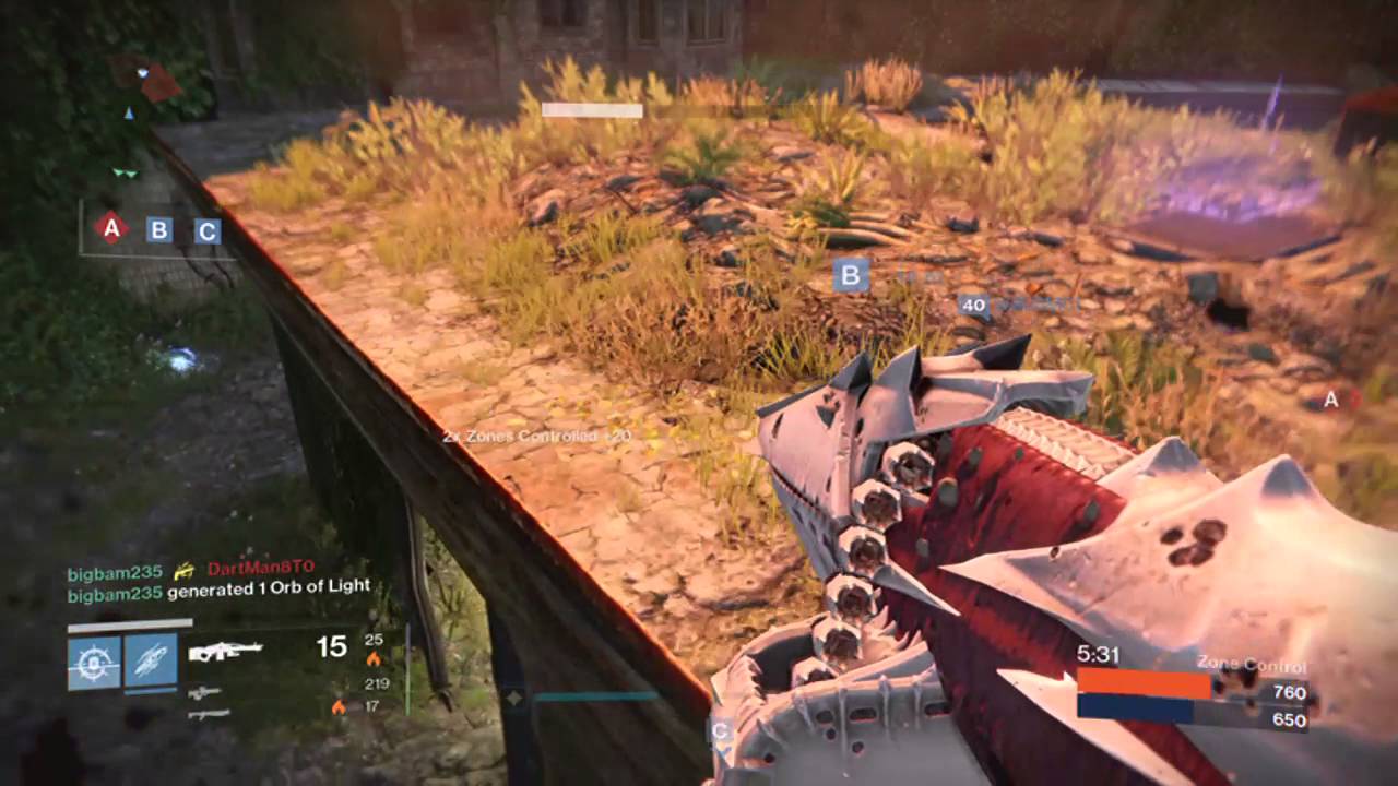 Zone control destiny - YouTube