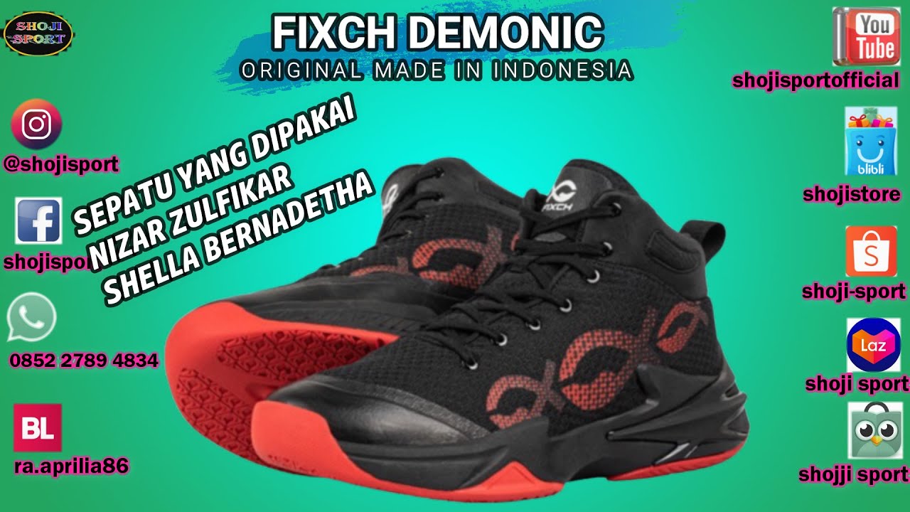 FULL REVIEW || SEPATU FIXCH DEMONIC TERBARU - YouTube