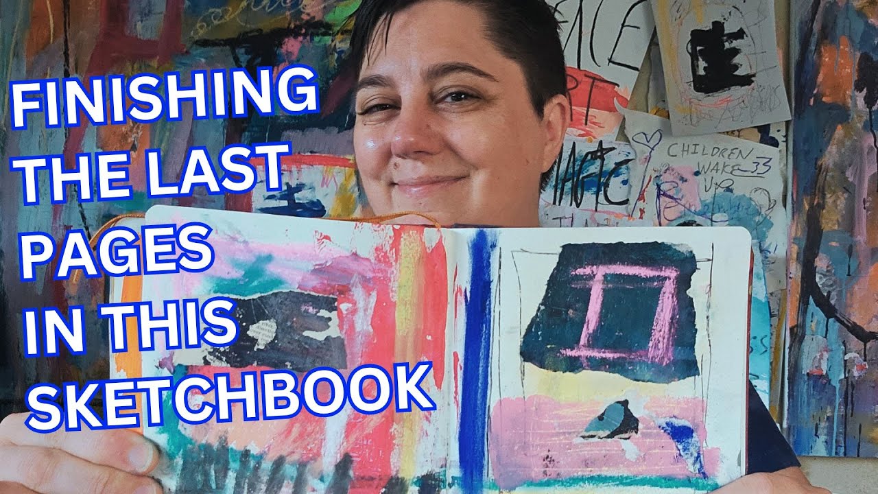 Automatic Drawing & Expressive Mark Making (Finishing Last Pages In The ...