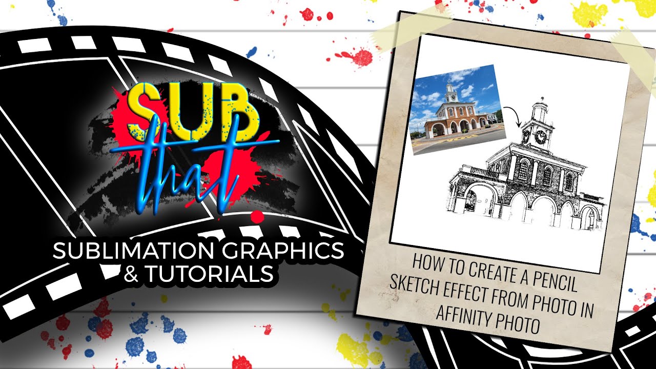 How To Create A Pencil Sketch Effect From Photo In Affinity Photo YouTube How To Create A Pencil Sketch Effect From Photo In Affinity Photo YouTube