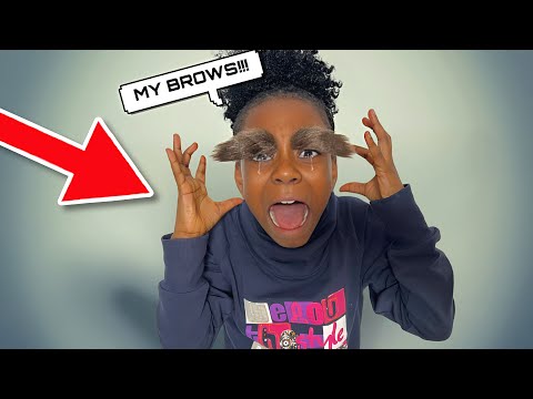My TWIN Sasha's Eyebrows Won’t Stop Growing!😱