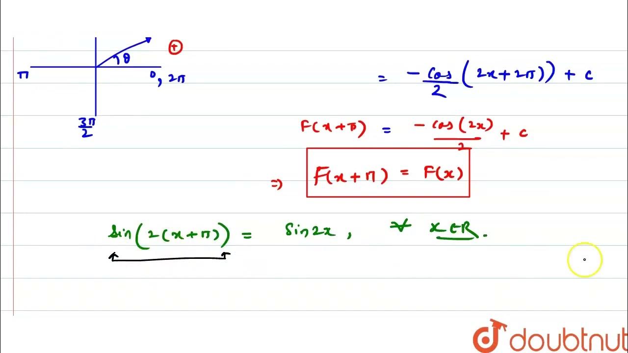 let-f-x-be-an-indefinite-integral-of-sin2x-statement-1-the-function