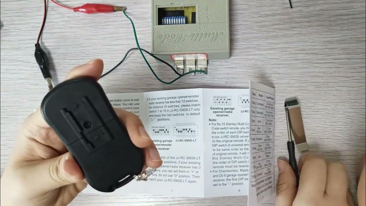 SM26 LT work with Linear multi code - YouTube