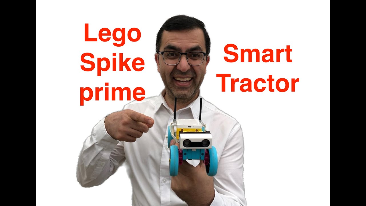 Lego Spike Prime Smart Tractor | Detailed building and coding ...