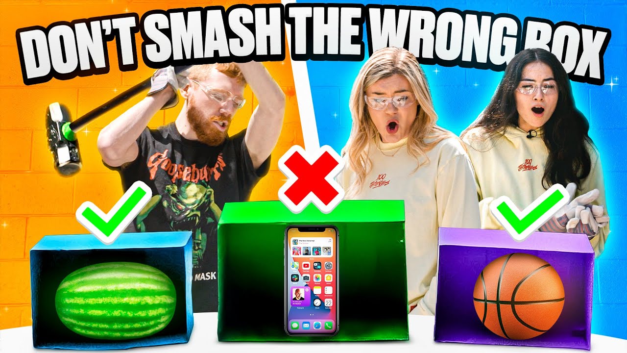 Don’t Smash the Wrong Mystery Box Challenge ft. Kyedae - YouTube