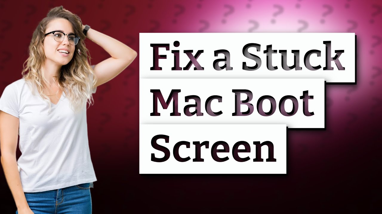How do I fix a stuck Mac boot screen? - YouTube