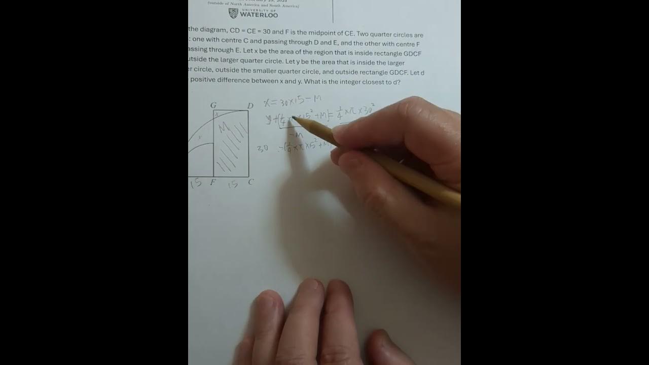 Pascal math contest Grade 9 - YouTube