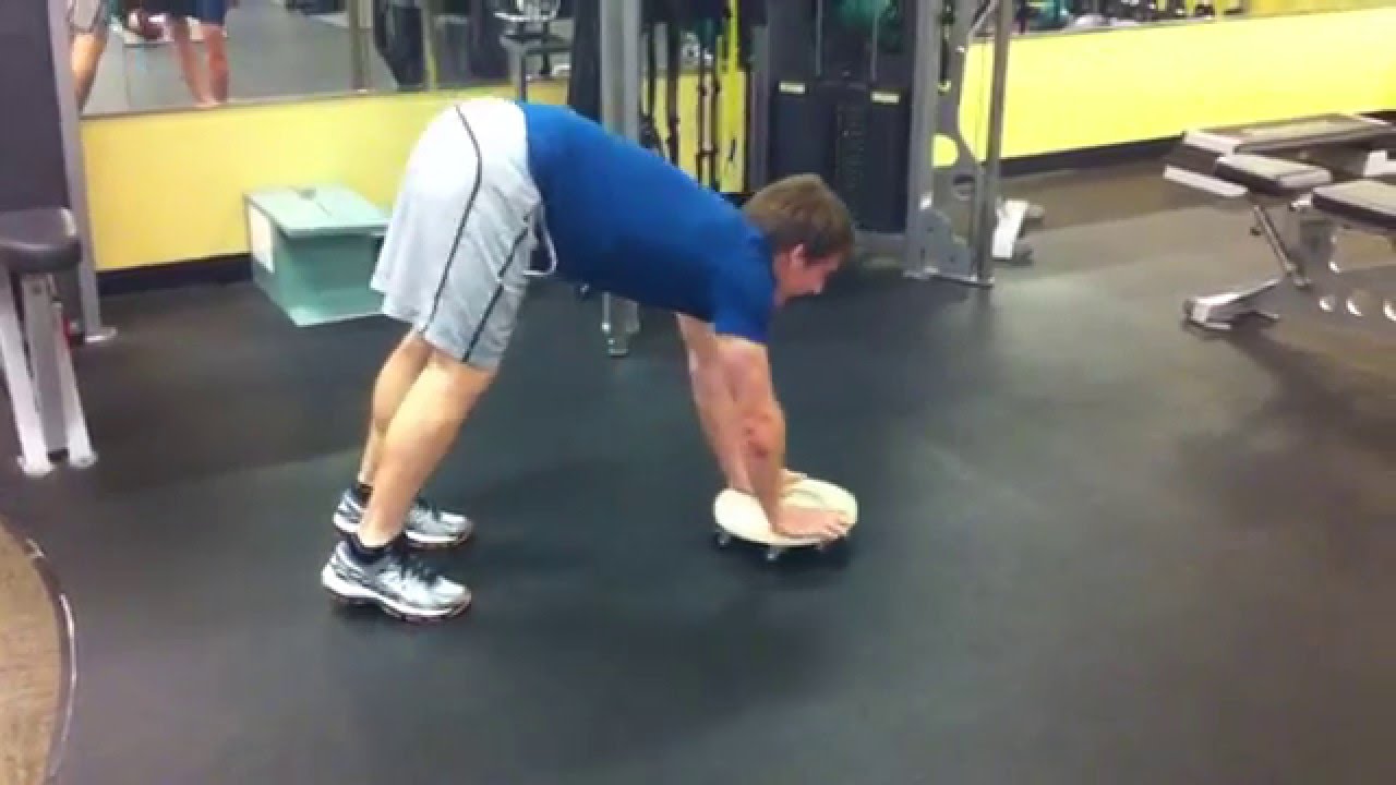 Functional Core Exercise pike with hands on roller - YouTube