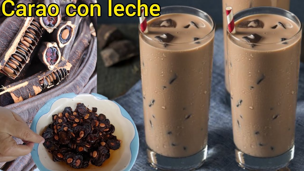 COMO HACER FRESCO DE "CARAO CON LECHE" - YouTube