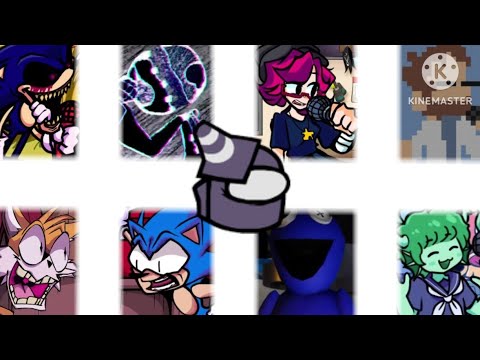 FNF vs impostor V4 - Delusion but every turn a different character sing ...