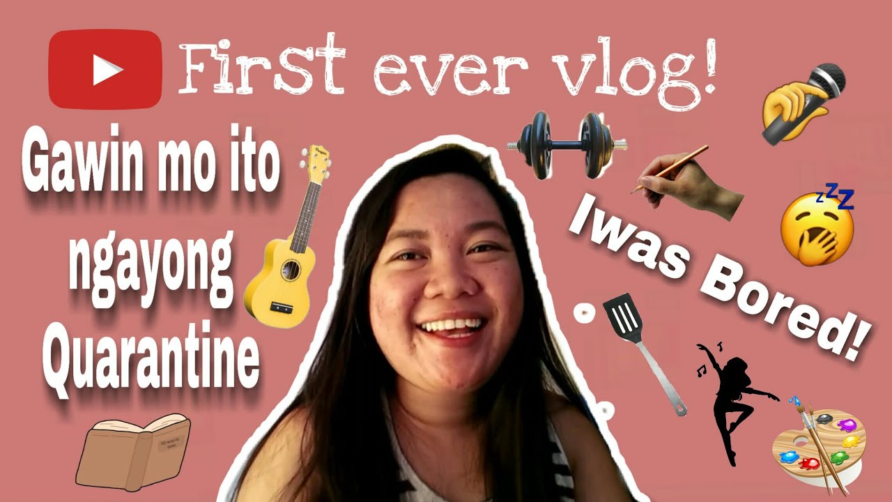 FIRST EVER VLOG! | 13 NA BAGAY NA PWEDENG GAWIN NGAYONG QUARANTINE | SARRAH ROBITE - YouTube
