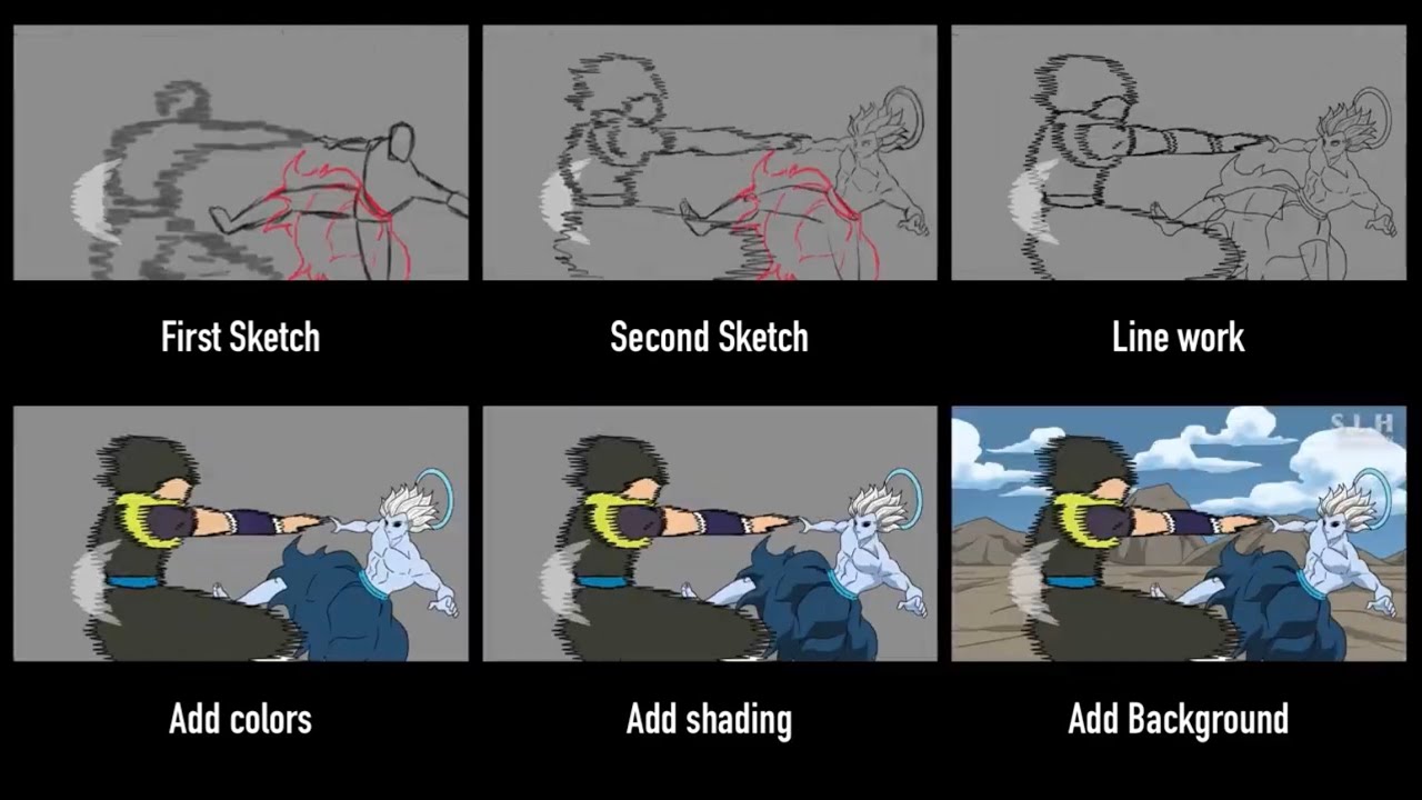 ANGEL KICK [My animated process] - YouTube