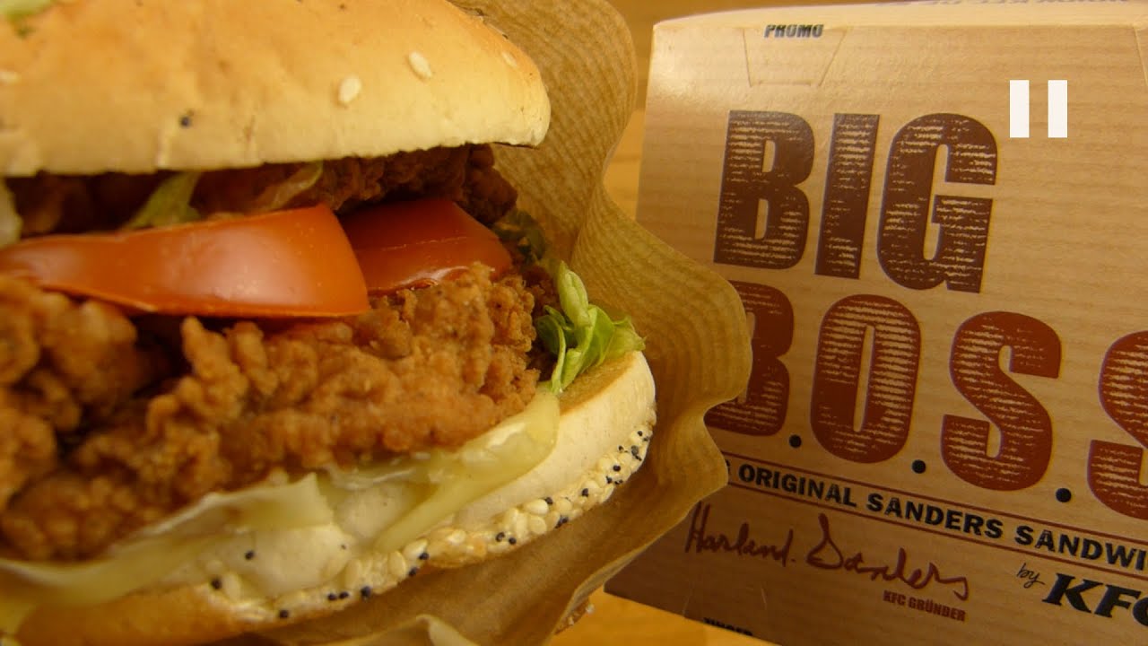 KFC - Big B.O.S.S Burger - YouTube