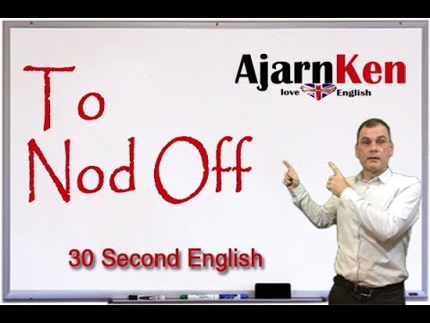 What the English Idiom To Nod Off means and how to use it with ESL ...