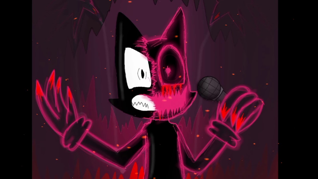 " CHILLER " CORRUPTED CARTOON CAT [FNF CORRUPTION/ART] - YouTube