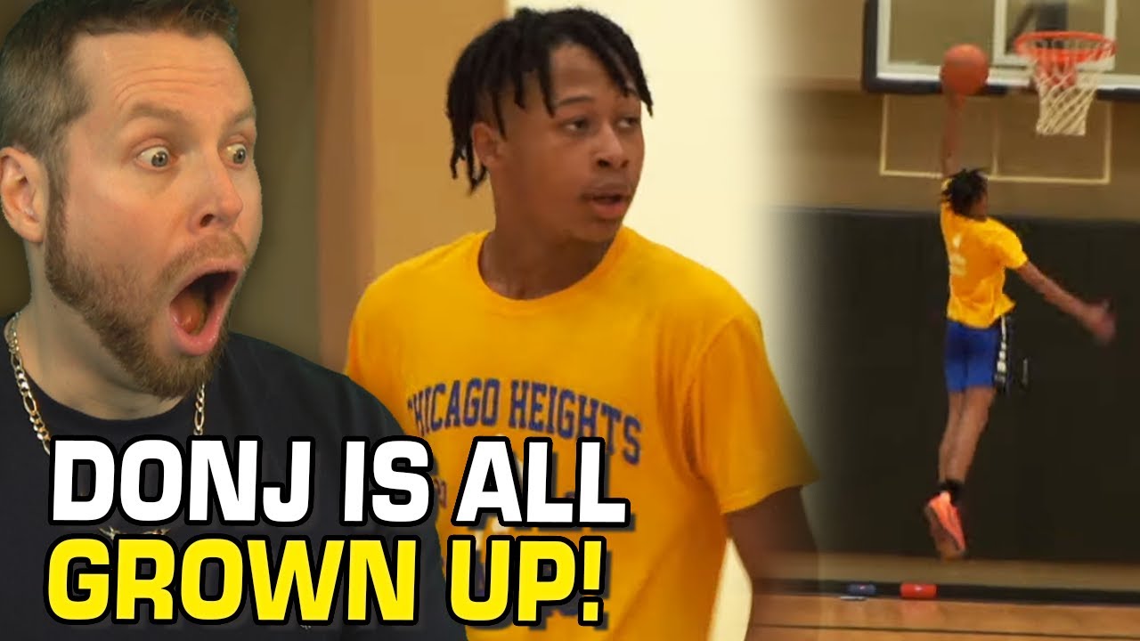 DonJ is dunking now! Is he headed to the NBA? - YouTube