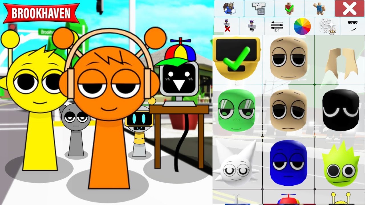 How to Make ALL SPRUNKI CHARACTERS in Brookhaven - YouTube