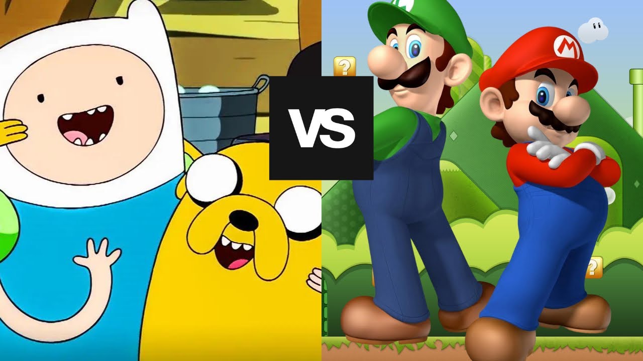Finn and Jake Vs Mario and Luigi Isn’t close at All - YouTube