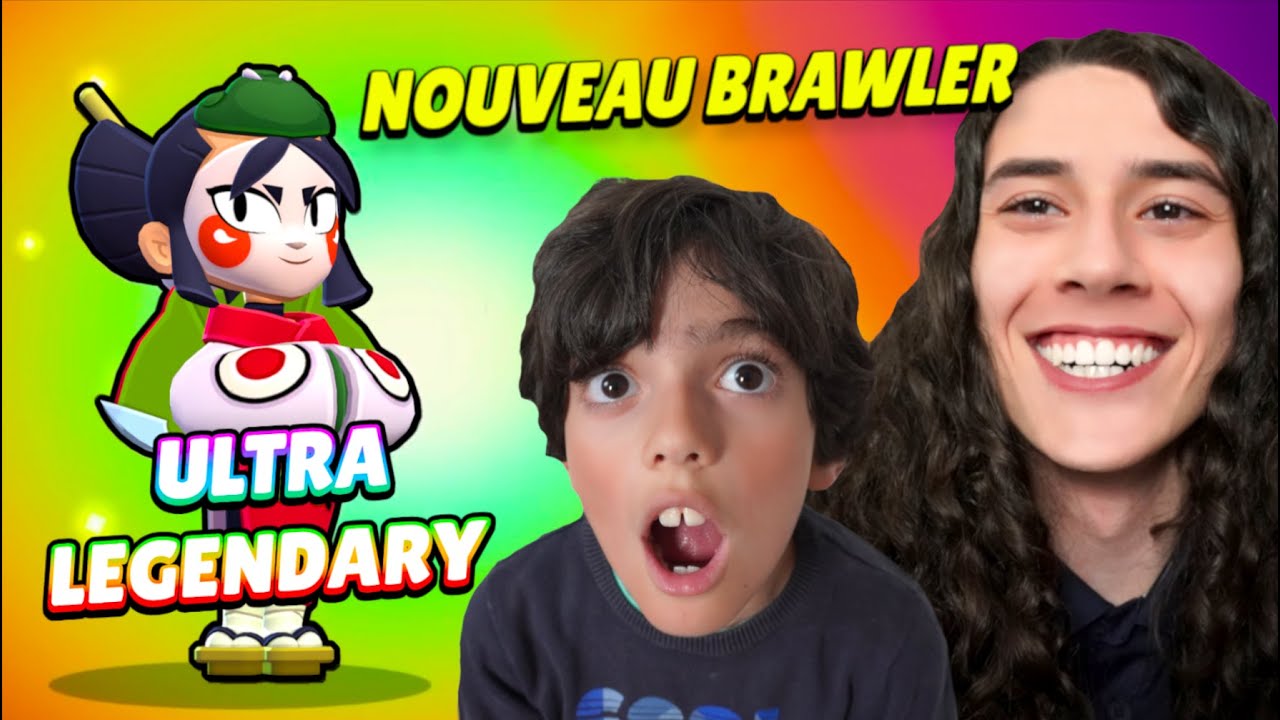 DÉCOUVERTE KAZE LE NOUVEAU BRAWLER ULTRA LÉGENDAIRE !! (elle est trop ...