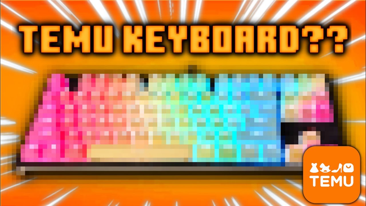 I Bought A "GAMING" Temu Keyboard... Is it a SCAM? - YouTube