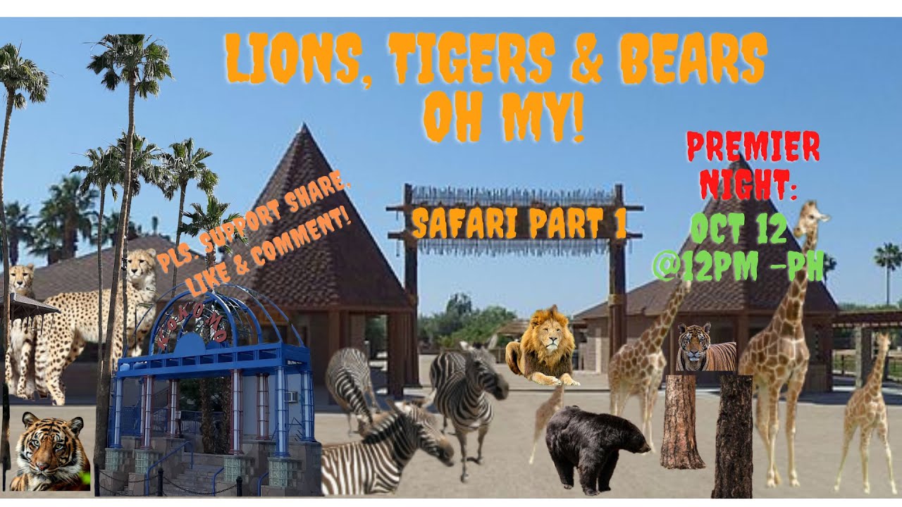 LIONS, TIGERS & BEARS OH MY! ZOO ANIMALS PART 1 || TITA AMMY USA SHOW ...