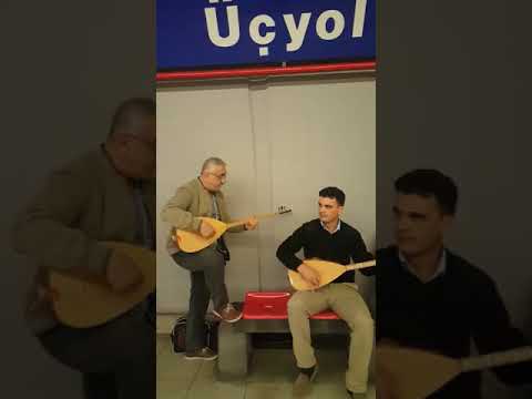 izmir üçyol metroda sarı saçlım mavi gözlümü sazla çaldık medet mısırlı cem yağan  semiha sözüpek