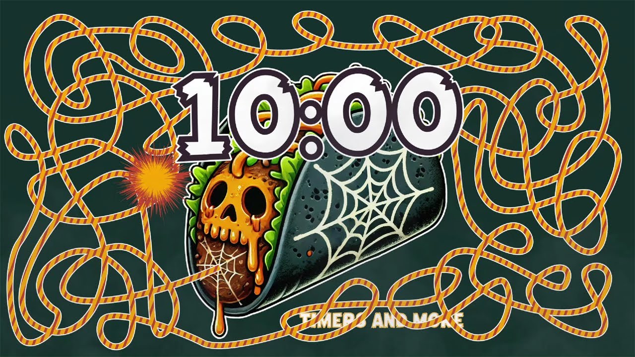 10 Minute Halloween Taco 🌮 Timer Bomb 💣 - YouTube