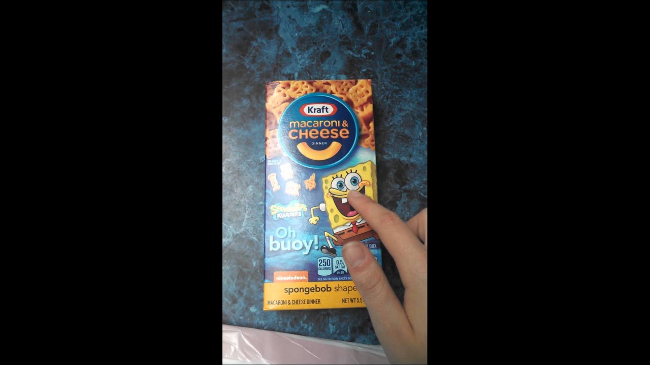 I LOVE SPONGEBOB MAC AND CHEESE - YouTube