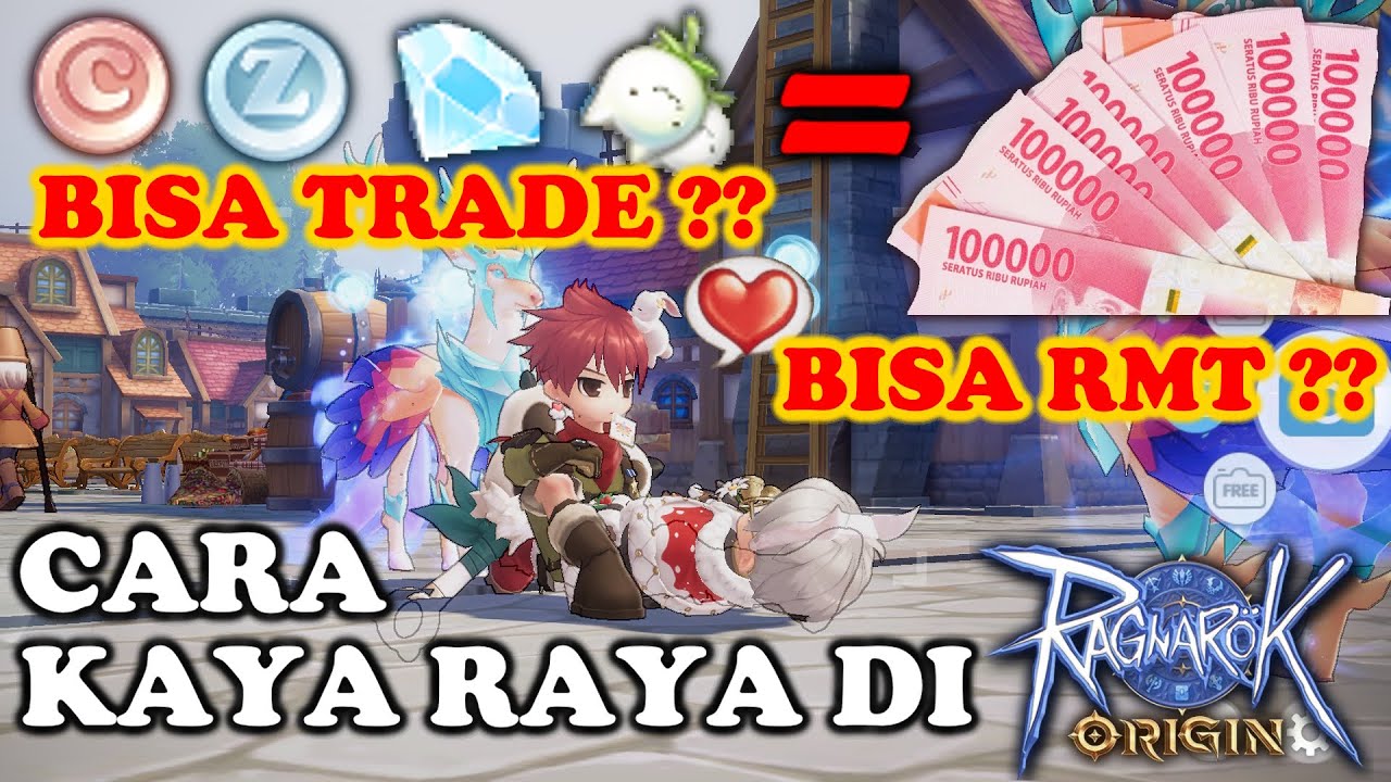 CARA KAYA RAYA DI Ragnarok Origin ROO! BISA TRADE? BISA RMT? - YouTube