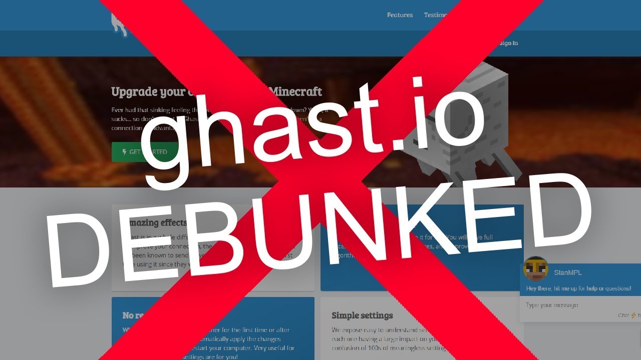 Another Connection Booster Scam (Ghast.io Debunked) - YouTube
