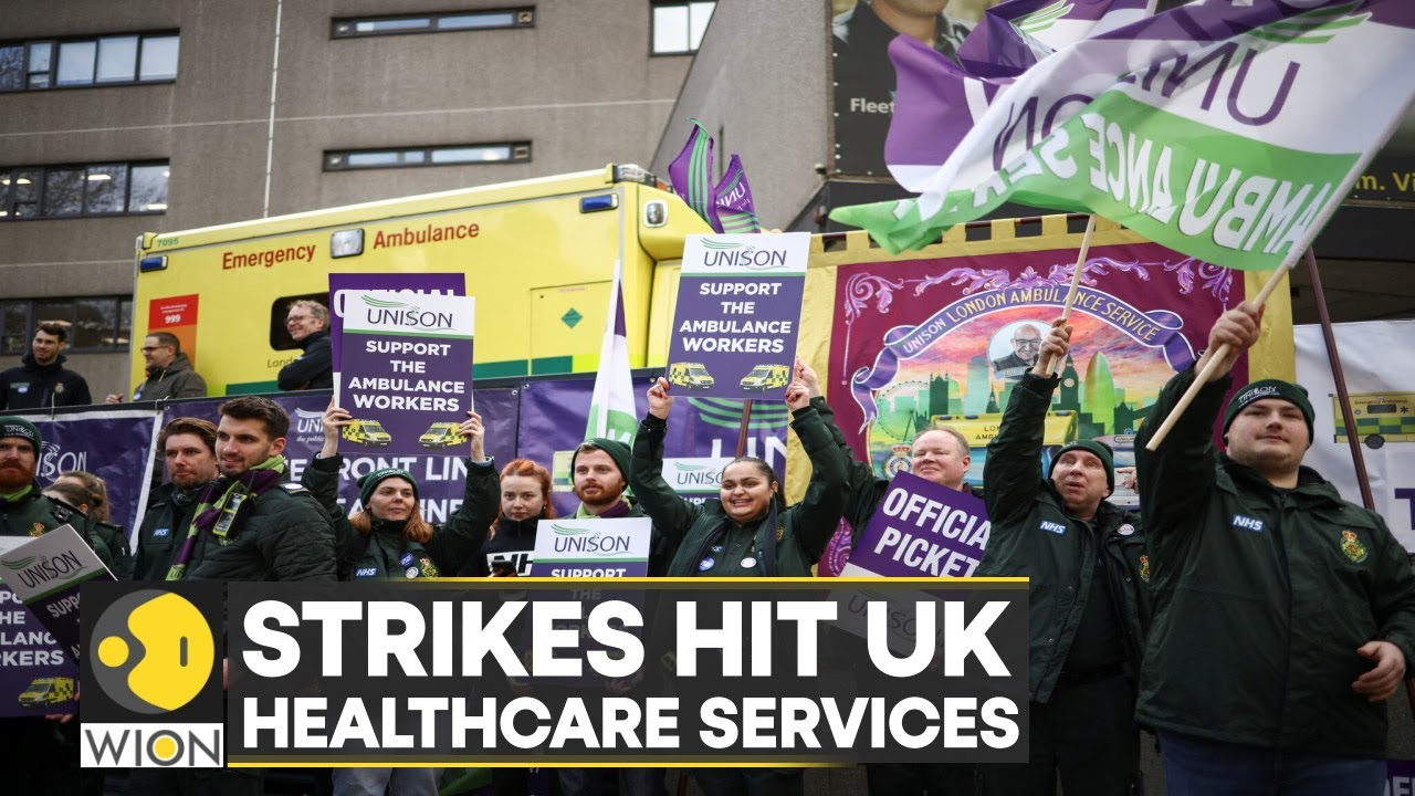 UK's health system pushed to the brink as ambulance workers went on ...