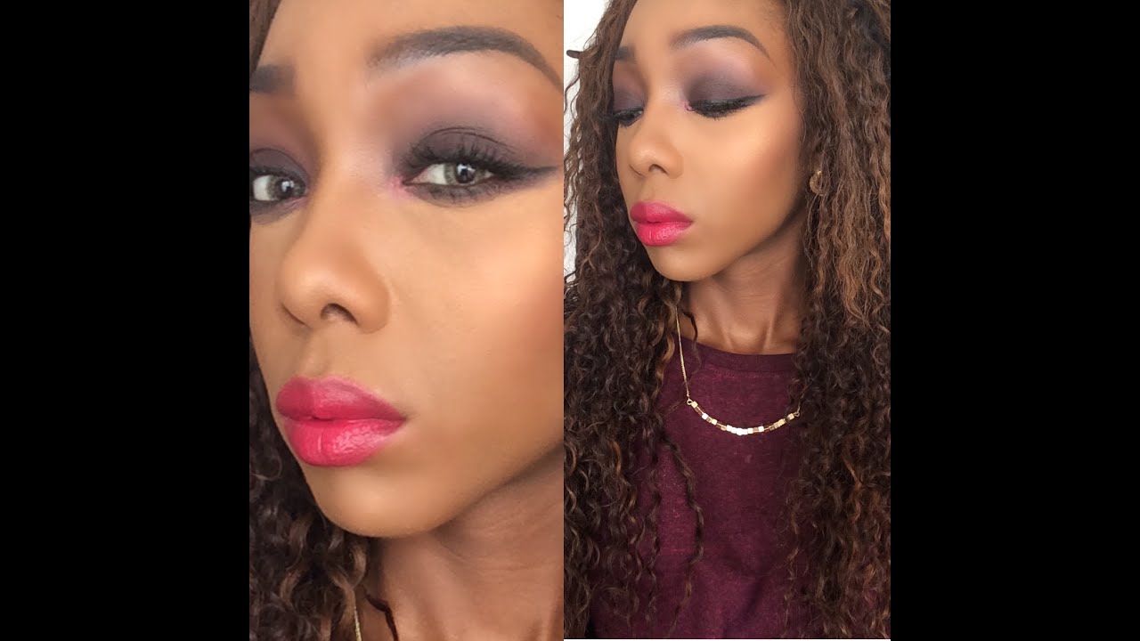 Mac Burgundy Times Nine Smokey Grunge Makeup Tutorial | Be Beautiful ...