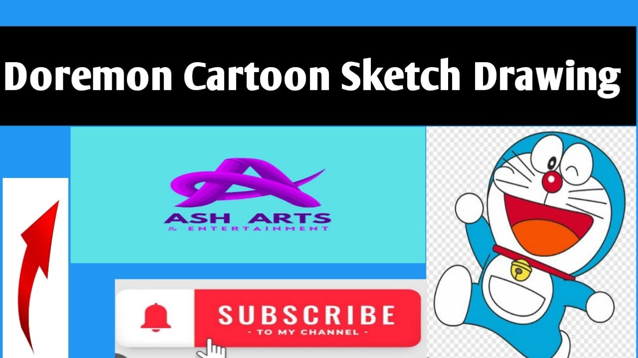 how to draw Doremon Cartoon Sketch step by step || Doremon Sketch ...