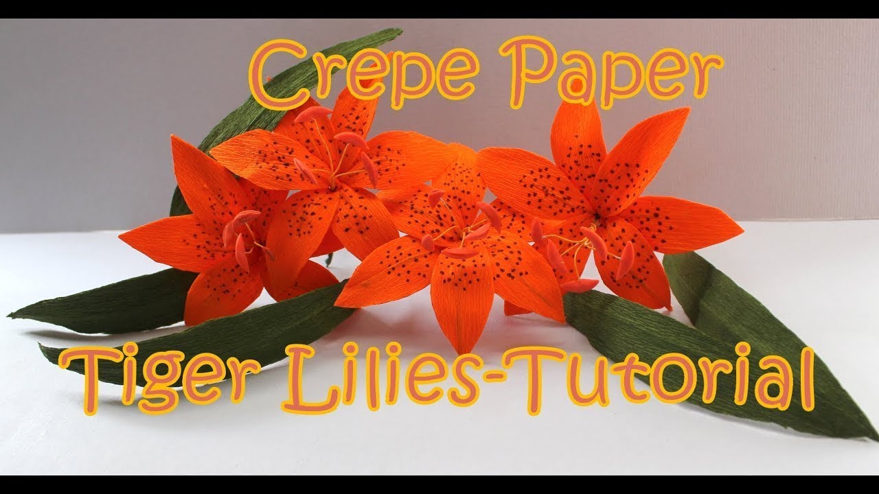 How To Make An Origami Tiger Lily Crystal Candy Make A Tiger Lily