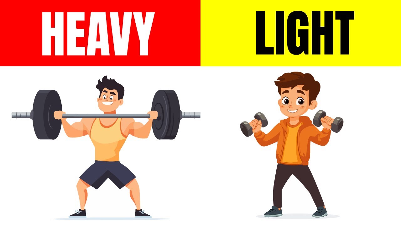 Heavy vs. Light Weights: What’s Best for You? - YouTube