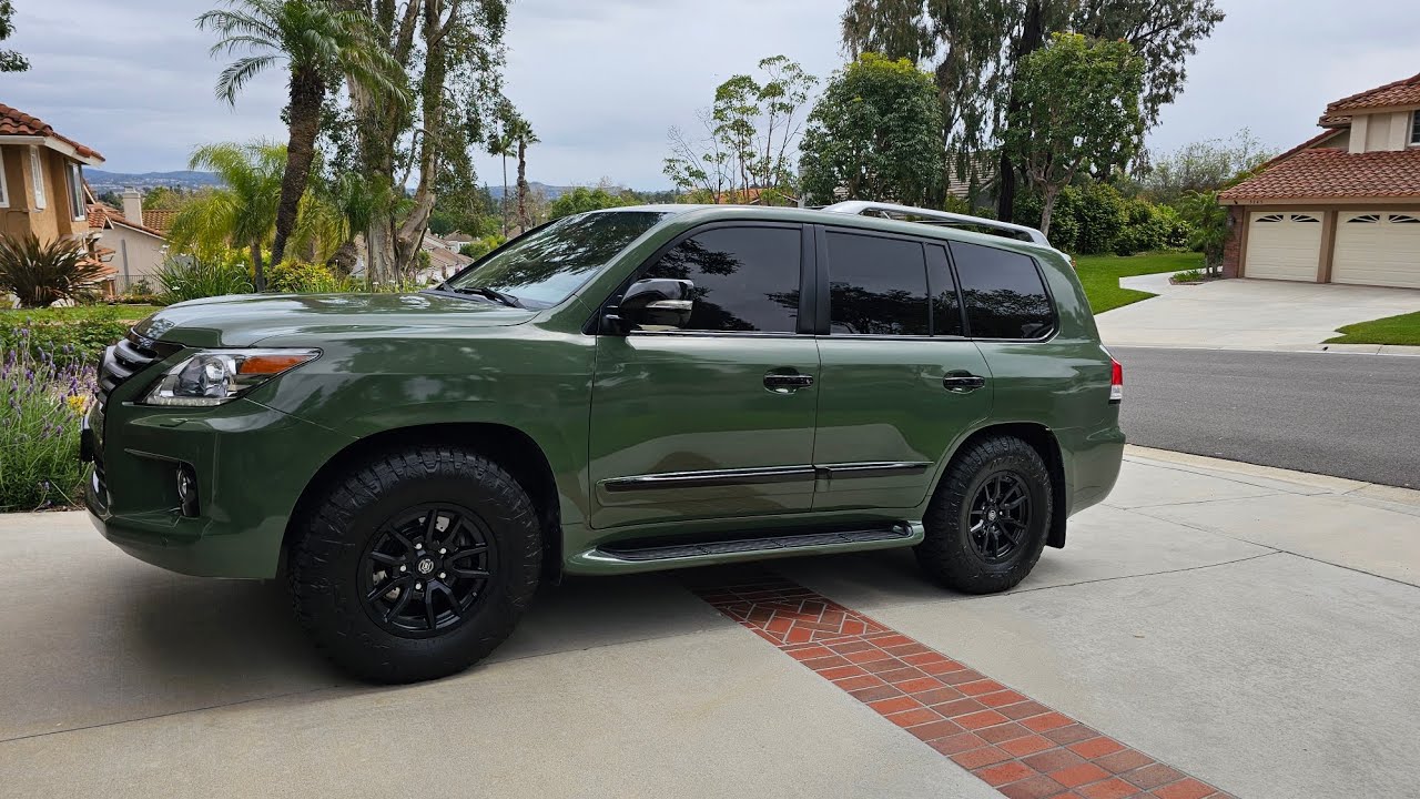 Wrapped my LX 570! - YouTube