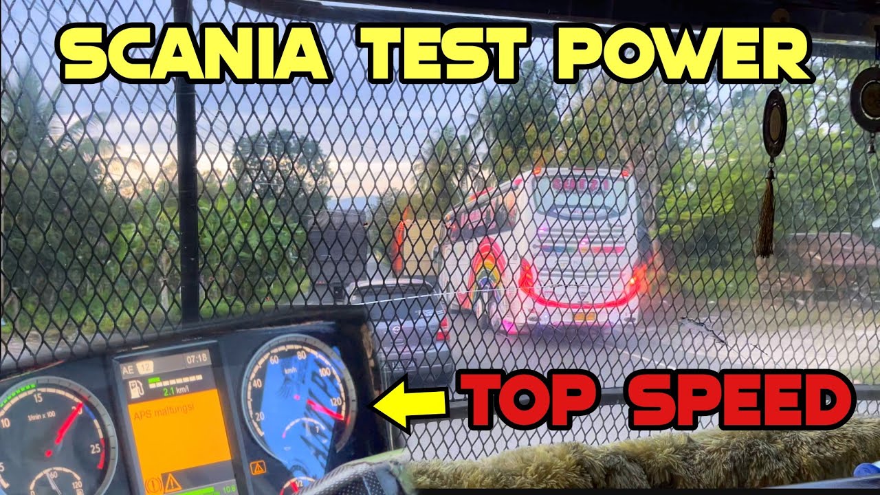 POV Driving ! Test Power SCANIA K-410 top Speed At Highway (Scania 2023 ...