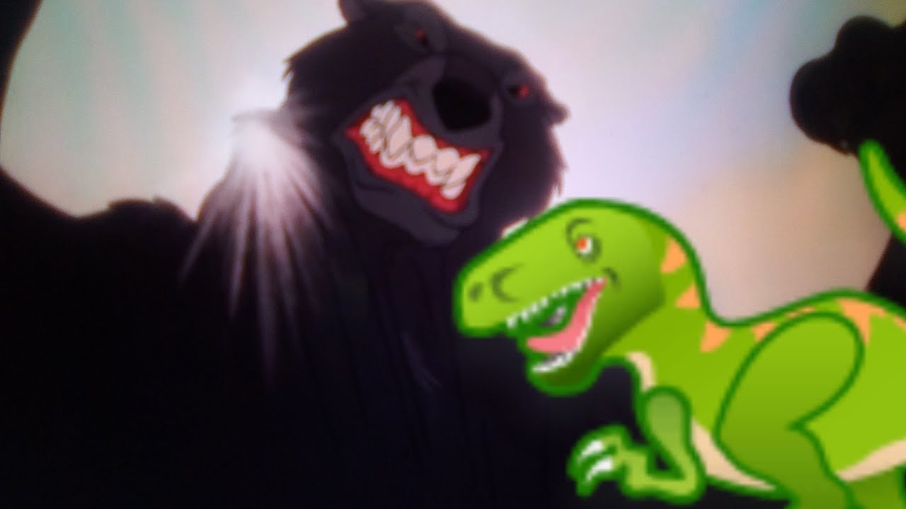 tiny The T-Rex vs bear (Fox and the hound) - YouTube