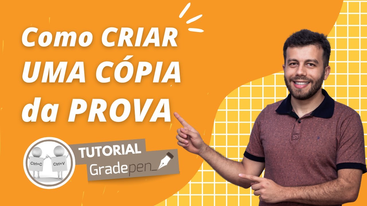 Tutorial Gradepen - Como CRIAR UMA CÓPIA da PROVA - YouTube