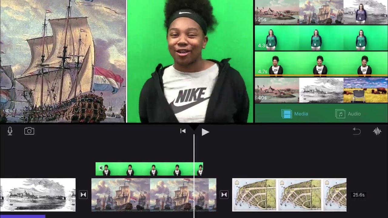iMovie New Features- Video Overlay & Green Screen - YouTube