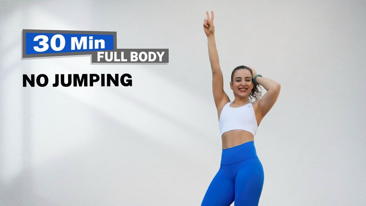 30 MIN NO JUMPING LOW IMPACT WORKOUT – NO EQUIPMENT – NO REPEAT – BURN ...