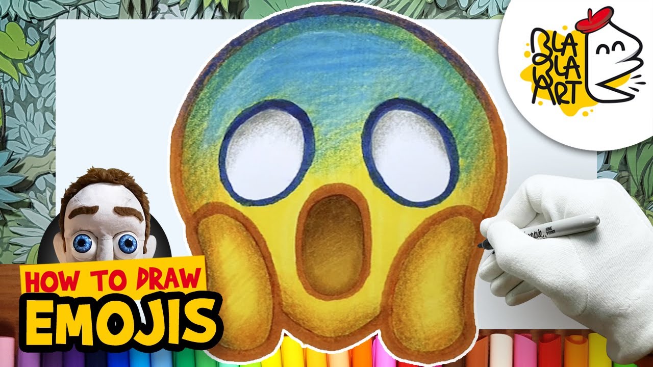 HOW TO DRAW THE OMG EMOJI | Beautiful Emoji Drawing Step by Step Easy ...