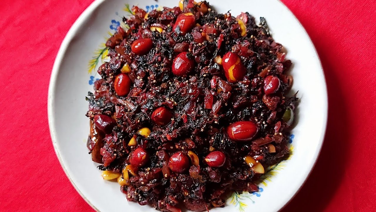 লাল শাক এভাবে রান্না করলে গরম ভাতের সাথে পুরো জমে যাবে|লাল শাক ভাজা|Lal ...