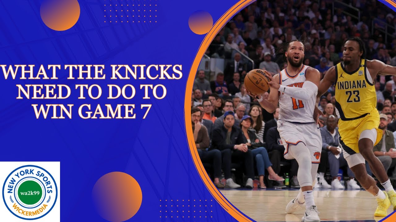 How the Knicks Can Win Game 7 vs Indiana... - YouTube