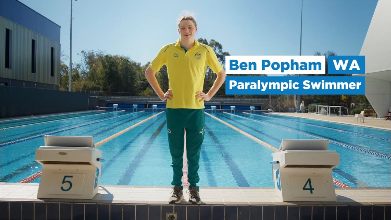 Meet Ben Popham, Para-swimming champion and Bupa Ambassador - YouTube