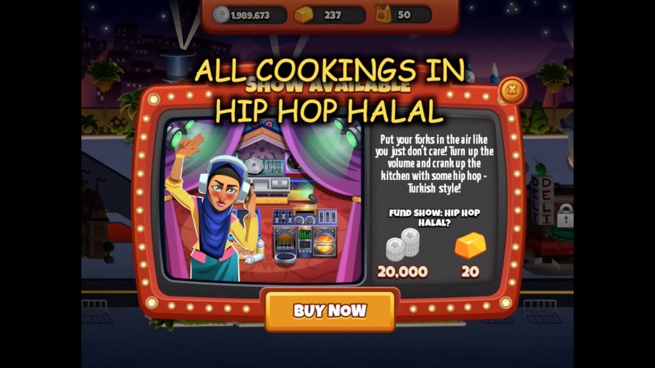 All Cookings in Hip Hop Halal (Cooking Dash) - YouTube