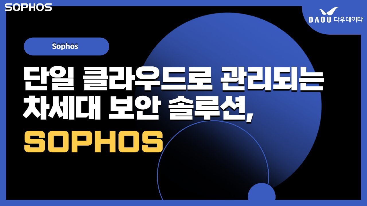 Sophos, Cybersecurity Evolved - YouTube